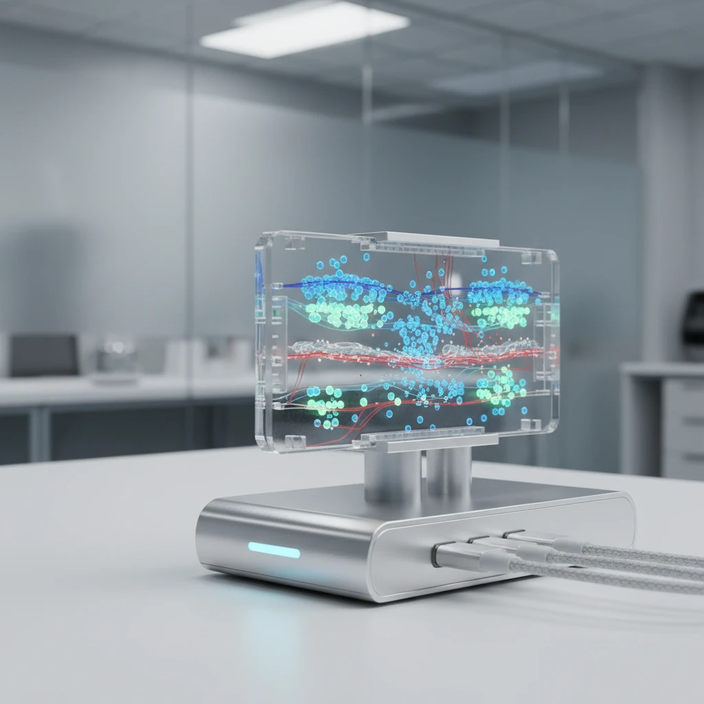 Une alvéole pulmonaire artificielle sur une puce